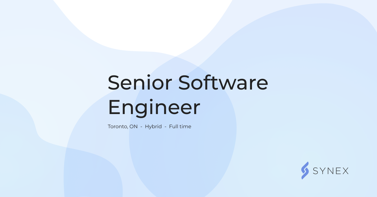 Careers - Synex Medical - Senior Software Engineer